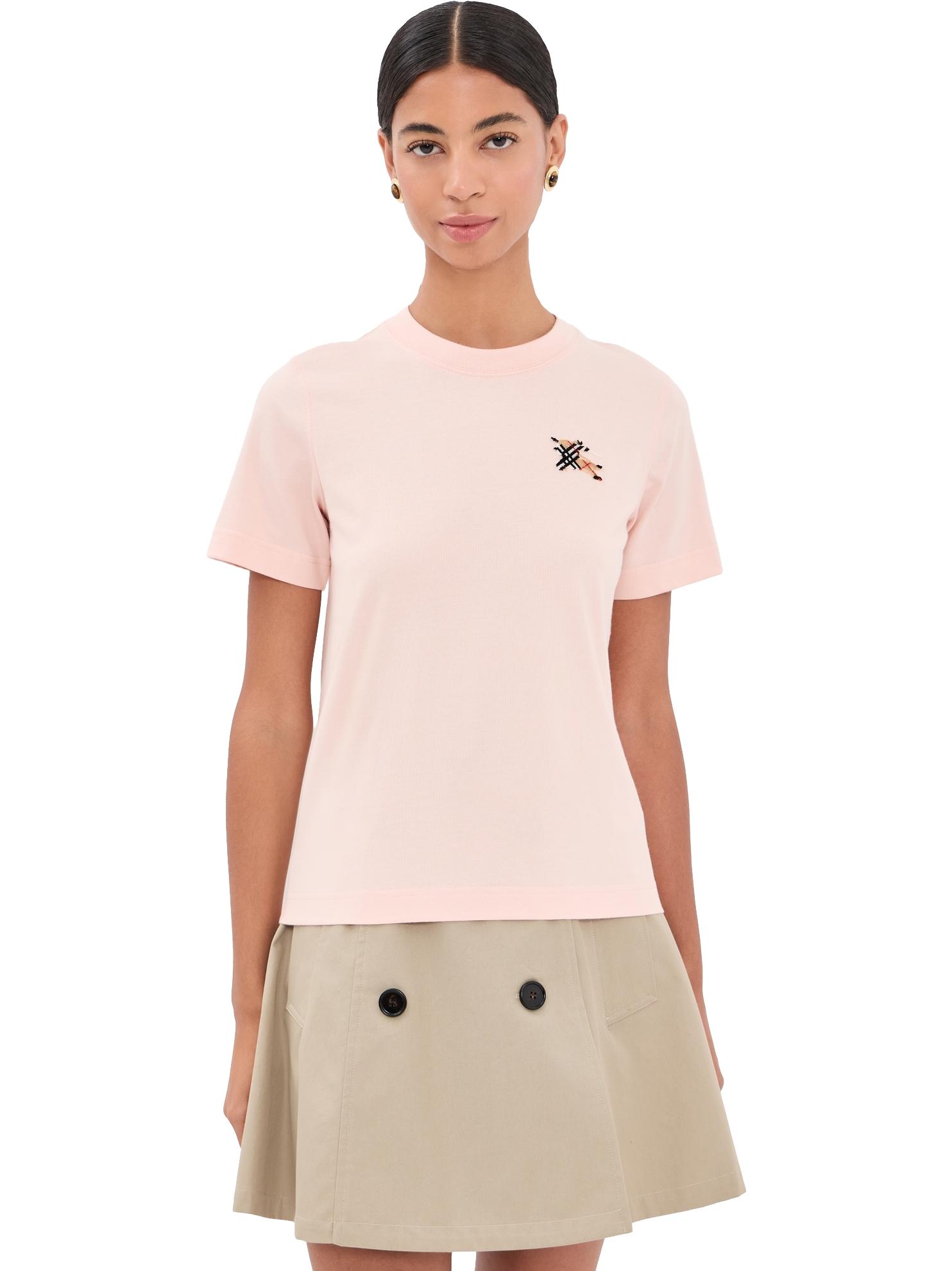 BURBERRY Burberry Frankie Embroidered Logo T-Shirt
